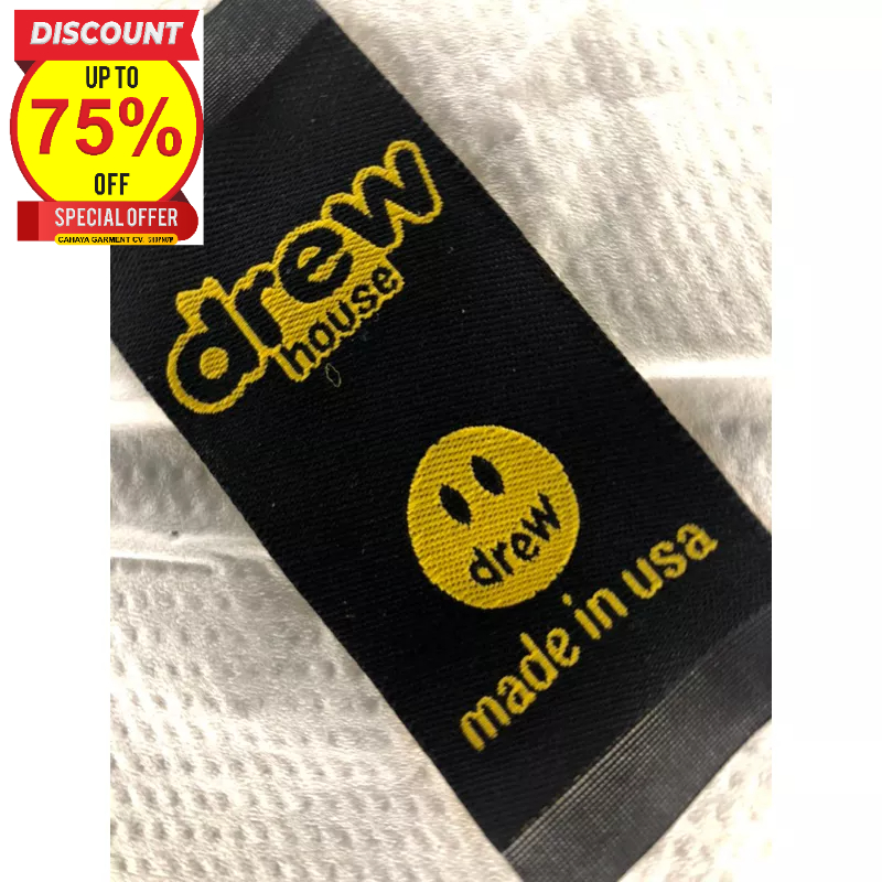 Jual DREW MAIN SLIP LABEL WOVEN RAJUT BORDIR COTTON SUPER PREMIUM CO 1X ...