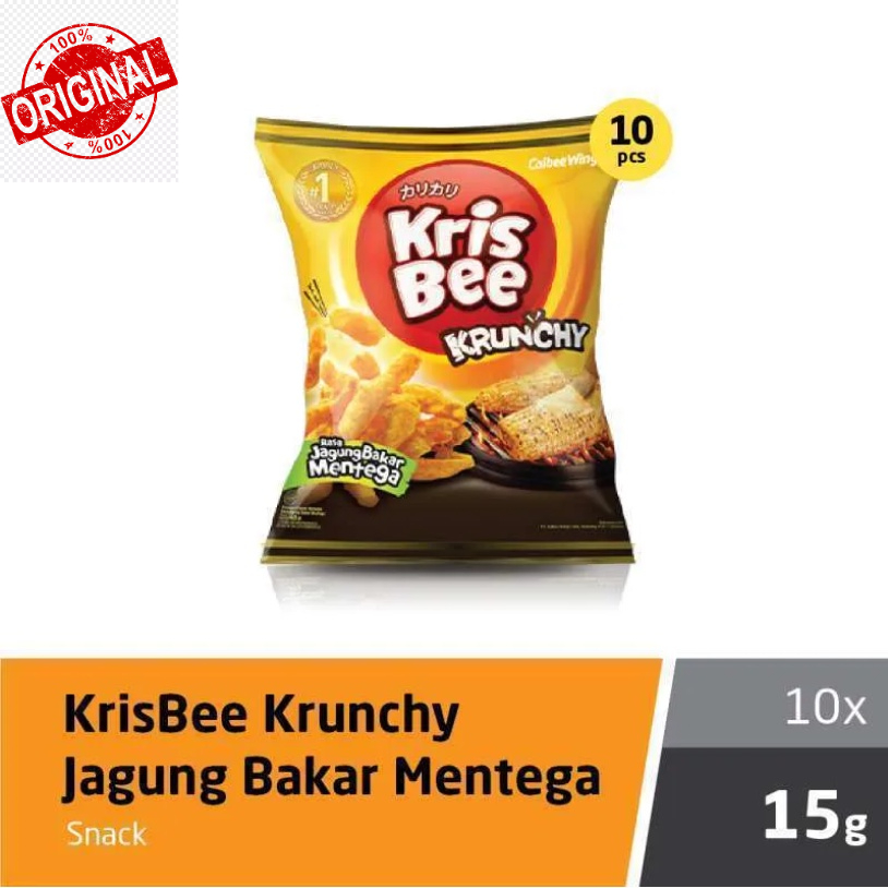 Jual KRISBEE JAGUNG BAKAR MENTEGA RENCENG [ 10 SACHET ] | Shopee Indonesia