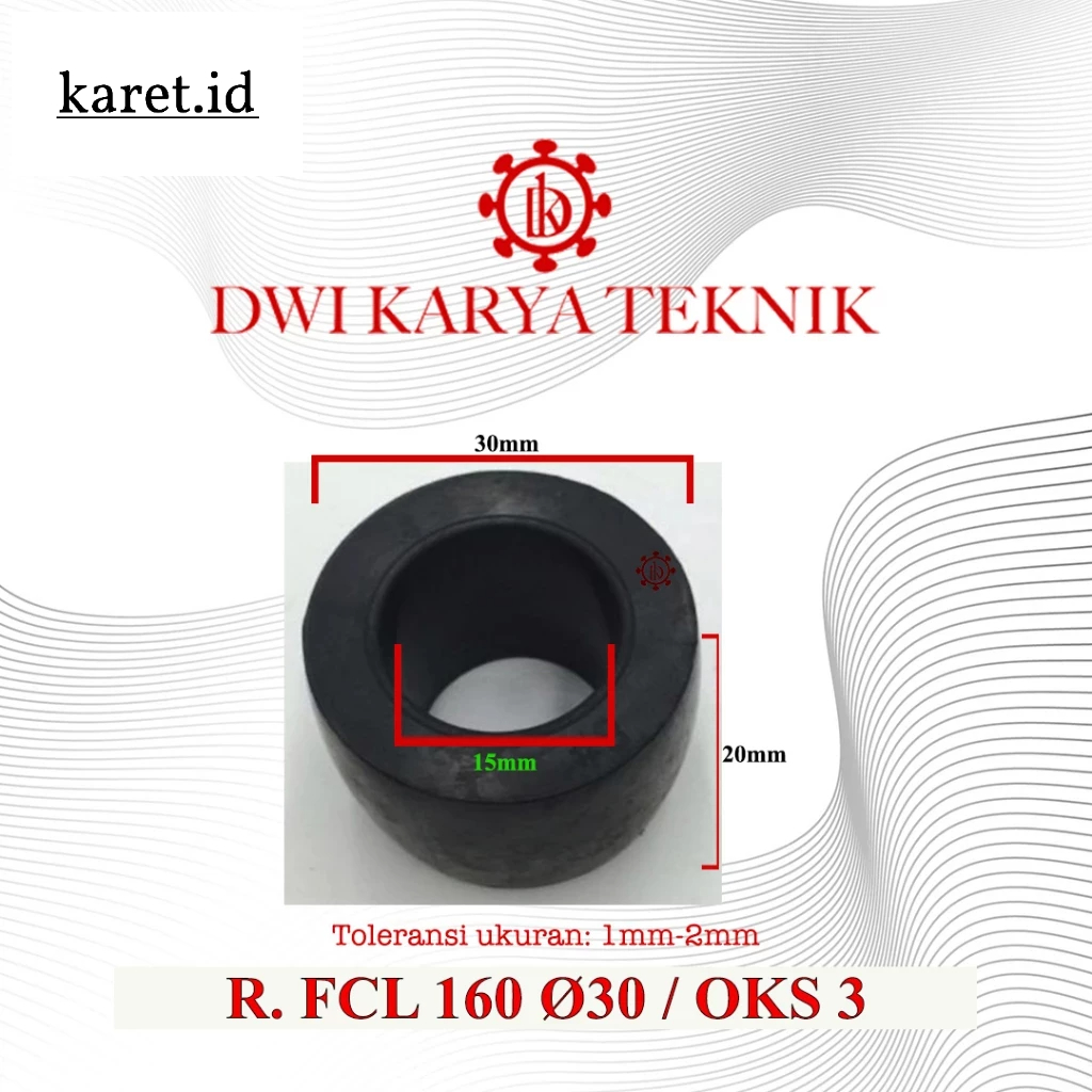 Jual KARET KOPLING FCL Ø30 160 / F3 #3 / RUBBER COUPLING FCL F3 160 ...