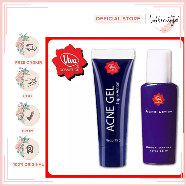 Jual Viva Acne Gel Triple Action 15g & Viva Acne Lotion 30 ml | Shopee ...