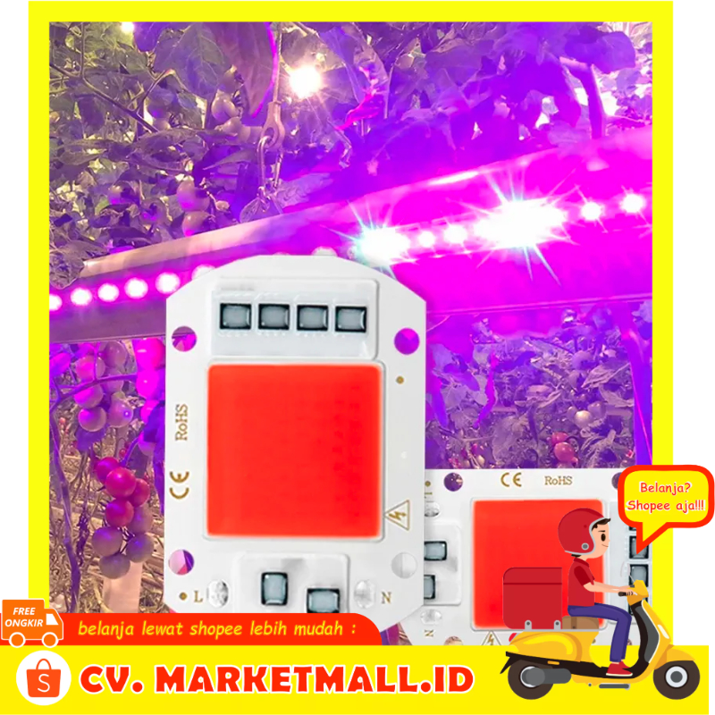 Jual Market Mall - Chip Lampu LED COB AC Lampu Tanaman Grow Light ...