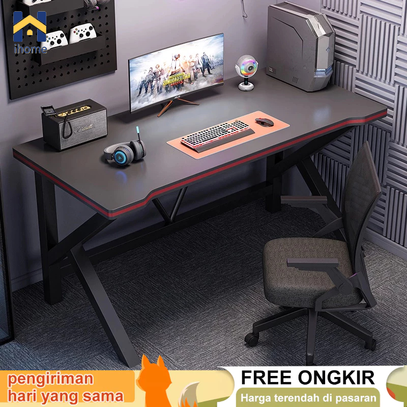 Jual IH Meja Komputer 160cm Meja Gaming Meja Kerja Meja PC Meja Kantor ...