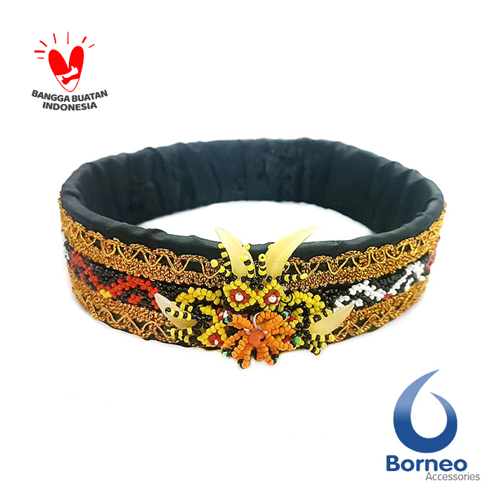 Jual Hiasan Kepala Topi Adat Pria Khas Suku Dayak Kalimantan | Shopee ...