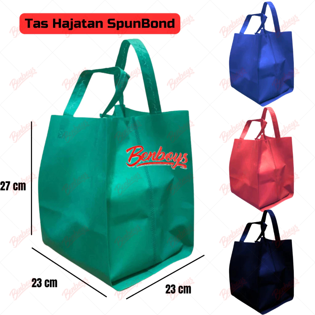 Jual Tas Box TAS Hajatan Tas Kotak Nasi - Tas Spunbond Handle | Shopee Indonesia