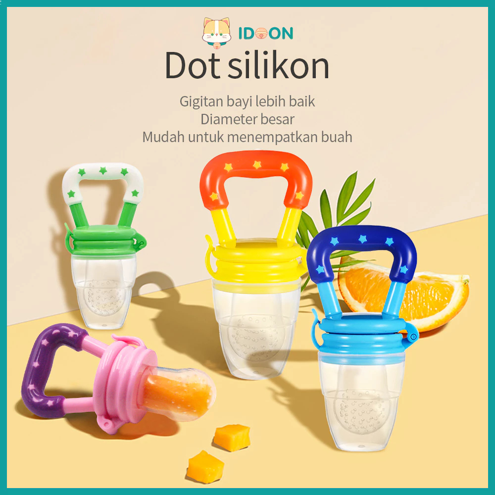 Jual IDOON Dot Buah Bayi Food Feeder Empeng Buah kompeng bayi | Shopee ...