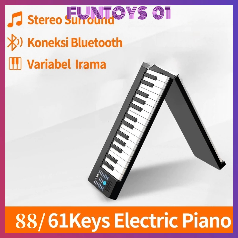 Jual 88 keys Piano Lipat Elektrik 61 Keys Keyboard Piano Alat Musik ...