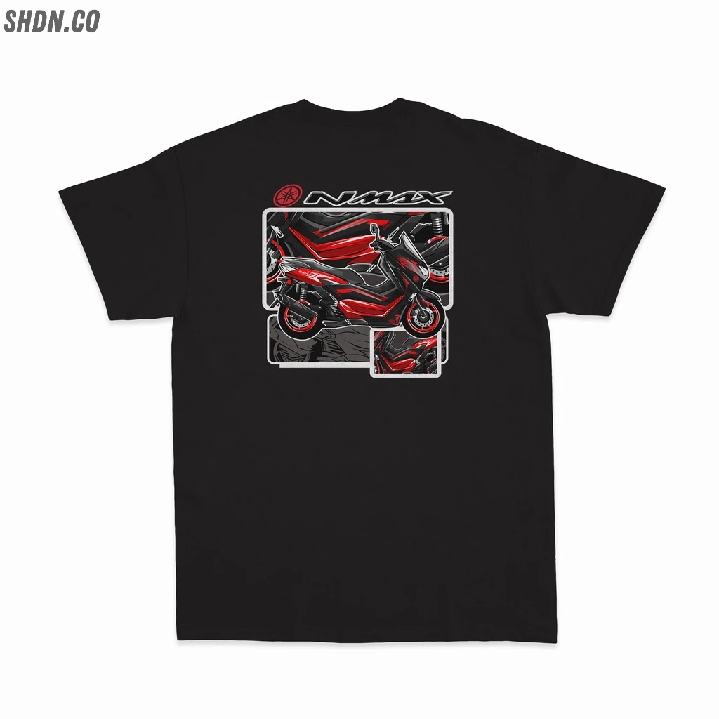 Jual Tshirt - Kaos Racing Motor Yamaha NMAX - Cotton Combed 24s | HITAM ...