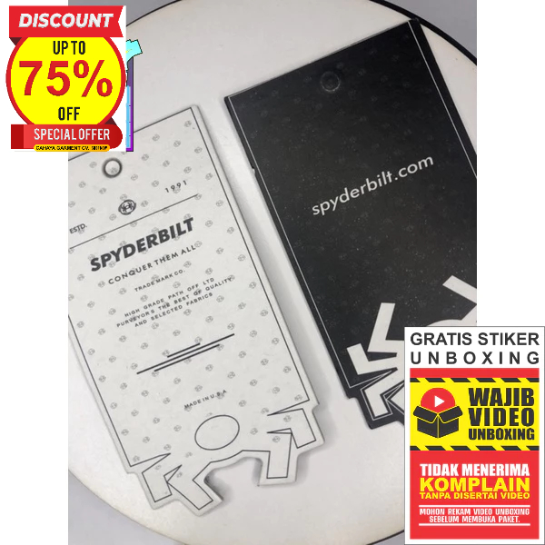 Jual SPYDERBILT LABEL TAG HANGTAG NAME TAG PRICE TAG CO 1X DIKIRIM ...