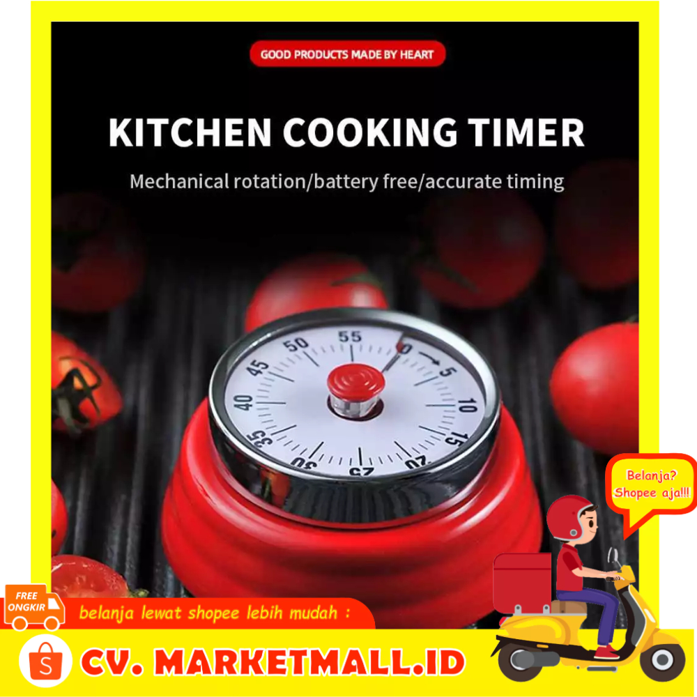 Jual Market Mall - Timer Dapur Magnet Mekanik Asisten Masak Praktis ...