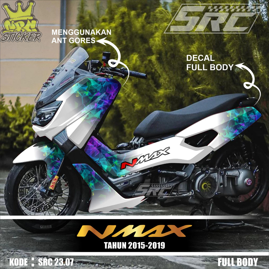 Jual Decal Sticker Full Body Yamaha Nmax Old Lama 2016 2017 2018 2019 ...