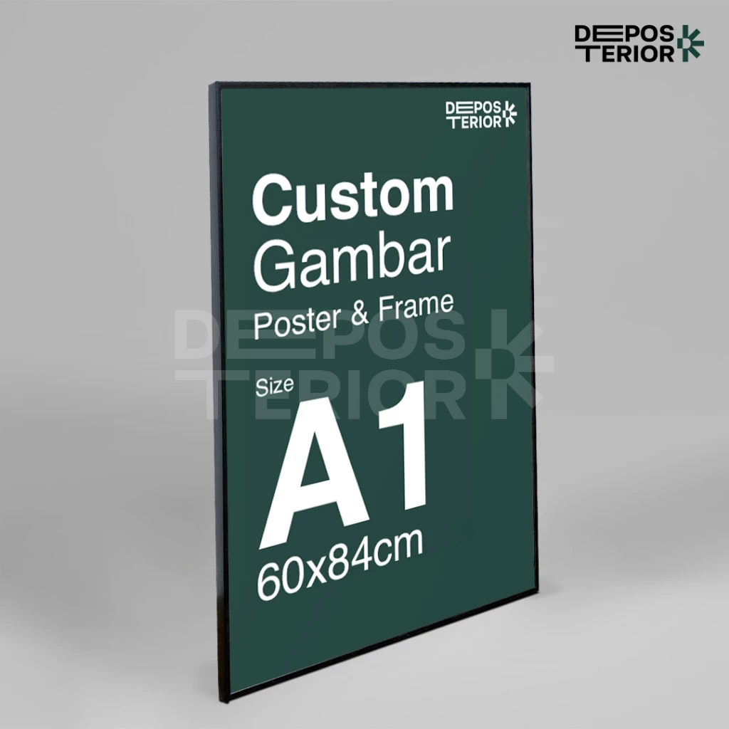 Jual Poster Frame Custom gambar A1 60x84 | Shopee Indonesia