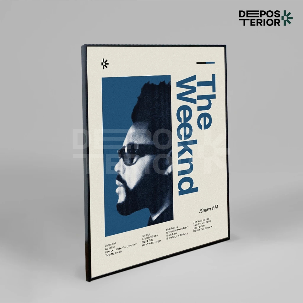 Jual Poster The Weeknd - Dawn FM Cover Album Frameblock | Shopee Indonesia