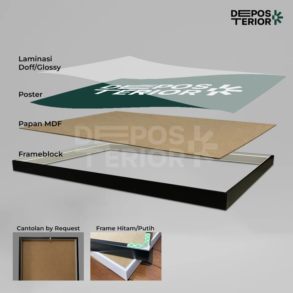 Jual Poster Frame Custom Gambar 16R 40x60cm | Shopee Indonesia