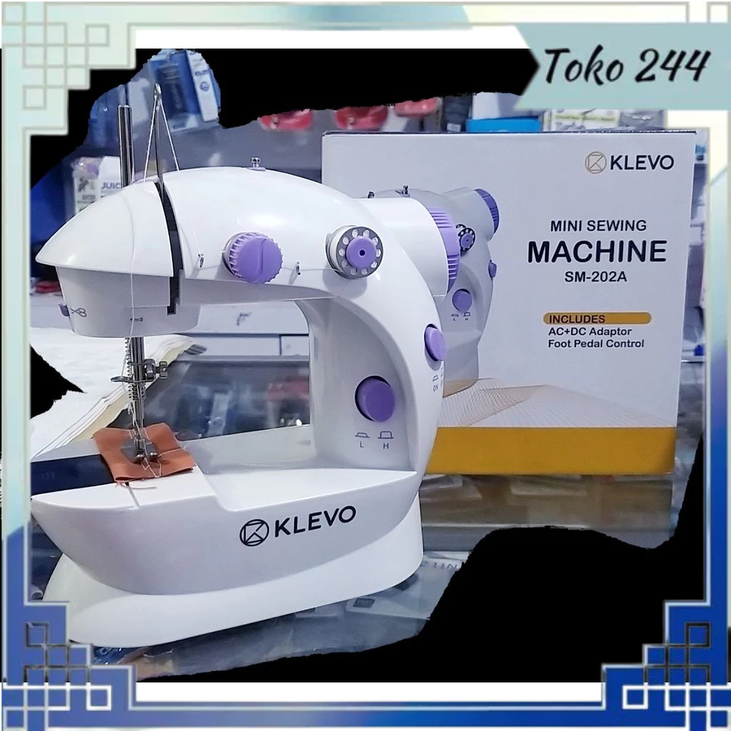 Jual Mesin Jahit Mini Portable Klevo / Mesin Jahit Mini Sewing Machine ...