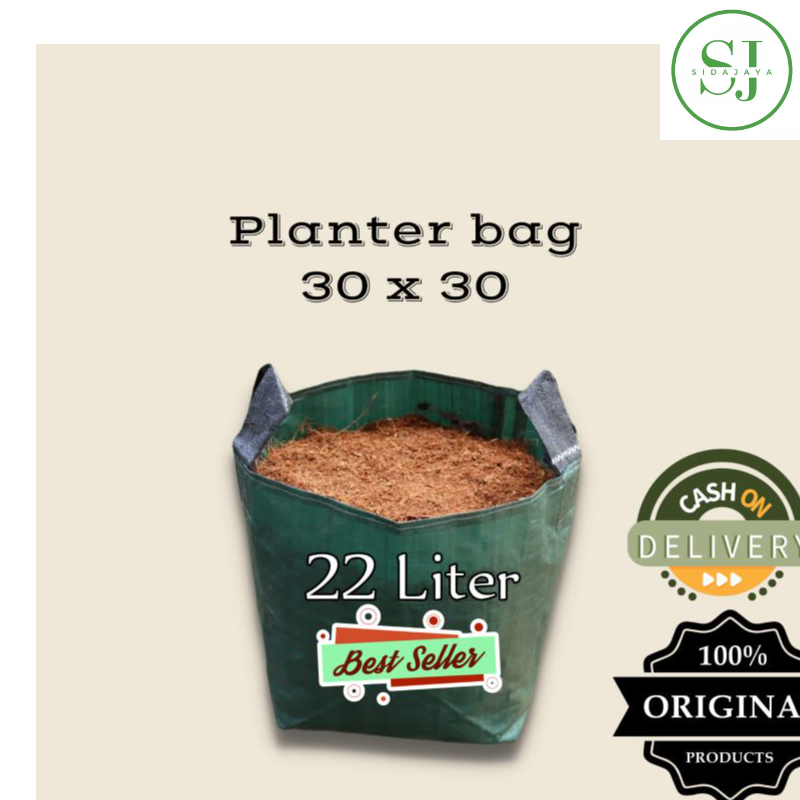 Jual Pot tanaman planter bag tanaman(22 liter) polybag hijau | Shopee ...