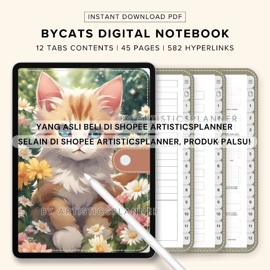 Jual Notebook Planner Digital Journal Ipad | Notebook Bujo Planner ...