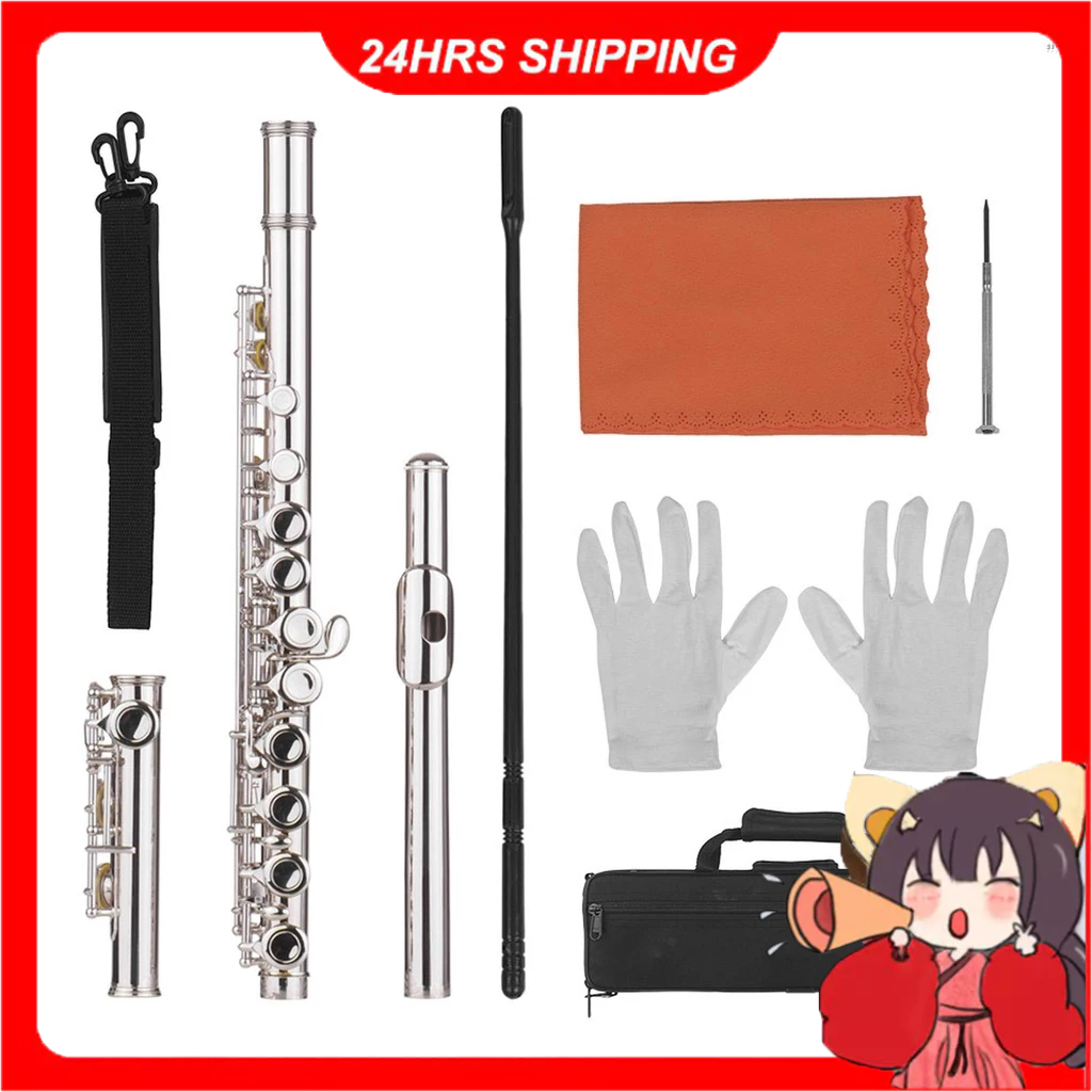 Jual [In Stock] 16 Holes Closed Hole Flute C Key Flutes Cupronickel ...