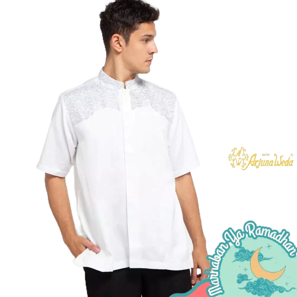 Jual Arjuna Weda Koko Pria Muslim Motif Ukel Lilit | Shopee Indonesia