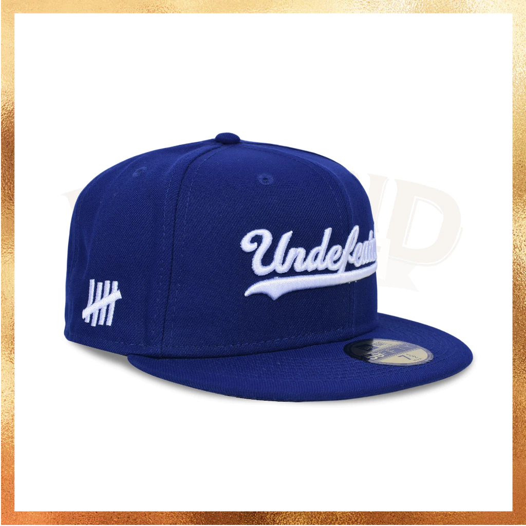 Jual READY STOCK!! Topi New Era x Undefeated Japan Writing Collab Blue ...
