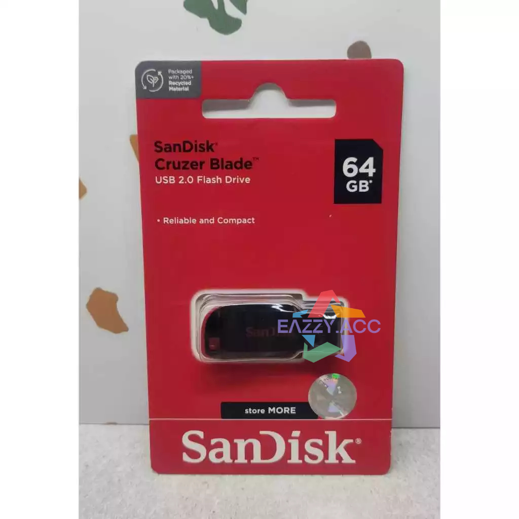 Jual Flashdisk SANDISK CRUZER BLADE 64GB Original | Shopee Indonesia