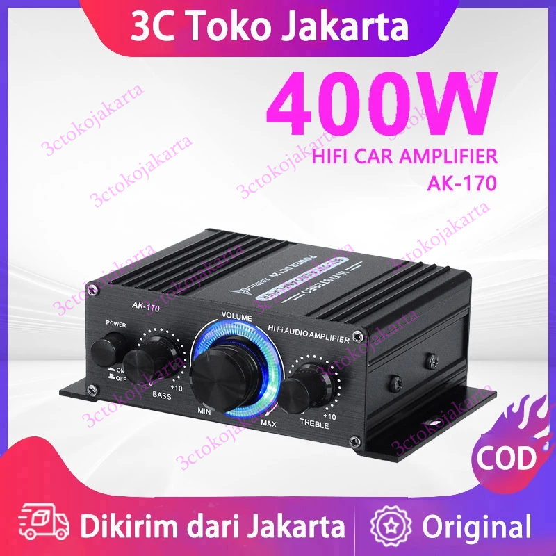 Jual Ampli Mini AK160/AK270 Power Amplifier Bluetooth Stereo Karaoke ...