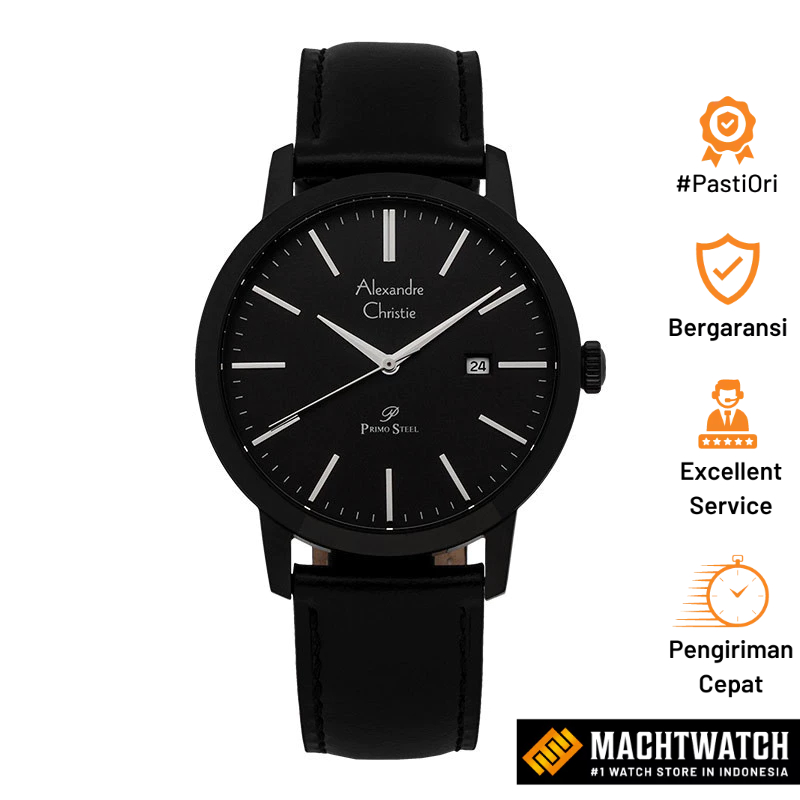 Jual Jam Tangan Pria Alexandre Christie Primo Steel AC 1007 MD LIPBA ...