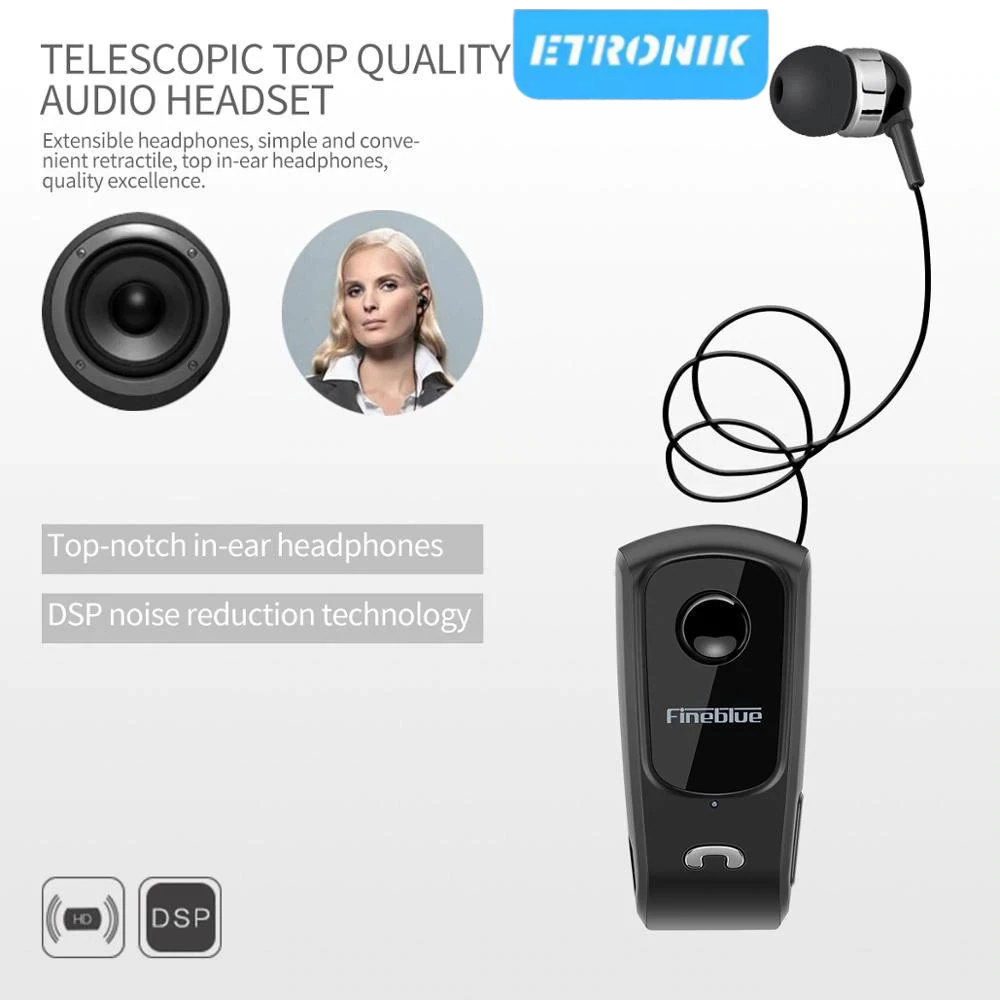 Jual ETRONIK COD Headset Bluetooth F920 Lavalier Headset Bluetooth yang ...