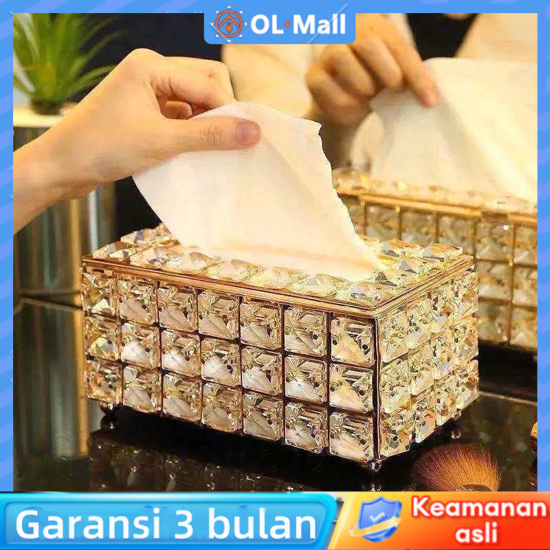 Jual Kotak tisu kristal Kotak tisu kristal gaya Eropa kotak tisu mewah ...