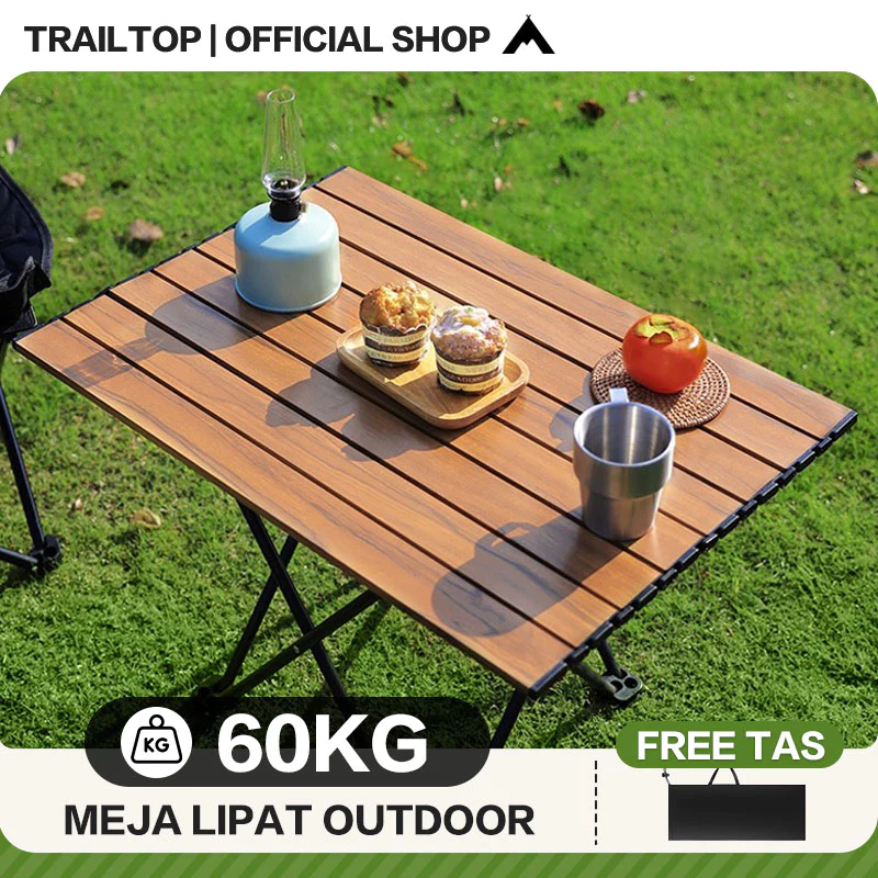 Jual TrailTop Meja Lipat Outdoor Baja Karbon Kuat/Anti Karat Meja ...