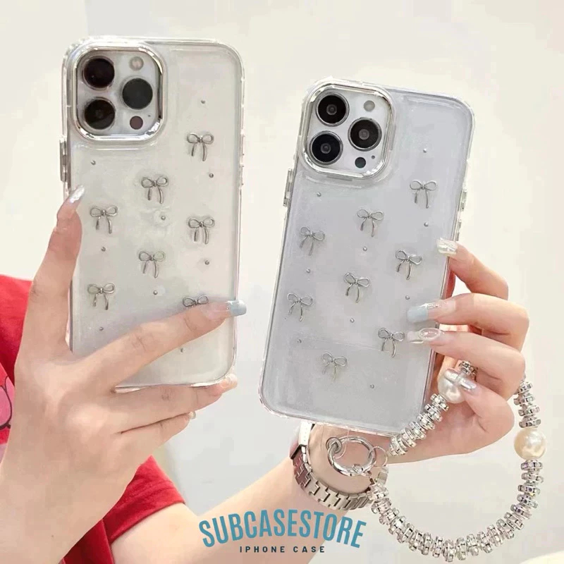 Jual COQUETTE RIBBON CLEAR CASE IPHONE 11 12 13 14 15 16 PRO MAX PLUS ...