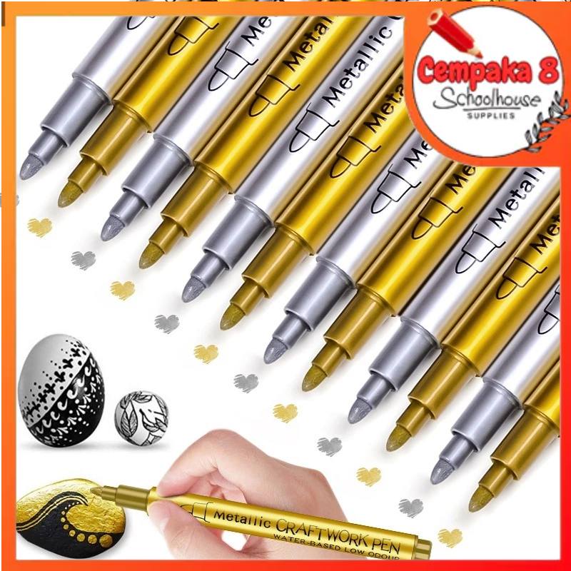 Jual Spidol Tahan Air Warna Perak Spidol Tanda Cat Tahan Air Spidol ...
