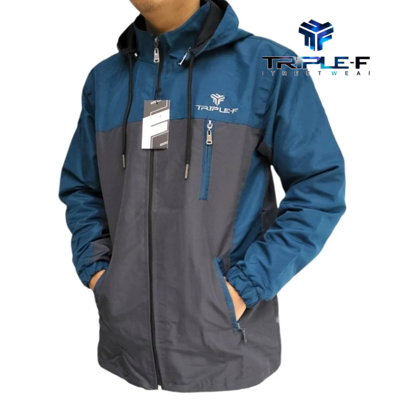 Jual Triple f jaket parasut pria jaket outdoor waterproof jaket motor ... Jual Triple f jaket parasut pria jaket outdoor waterproof jaket motor ...