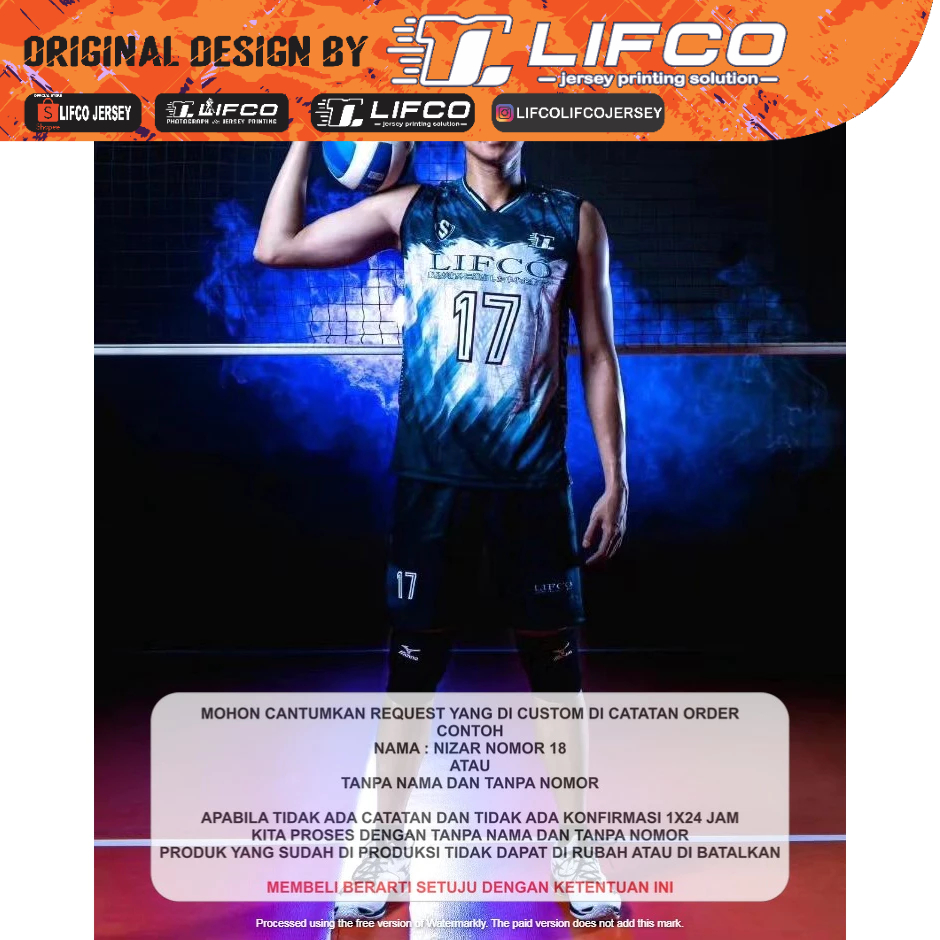 Jual CUSTOM ORIGINAL LIFCO X M1ZUN0 ORIGINAL DESAIN (FREE REQUEST NAMA ...