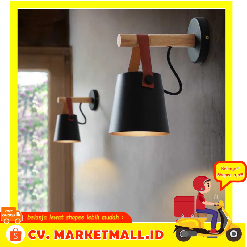 Jual Market Mall - Fitting Lampu Dinding Minimalis Modern E27 Estetik ...