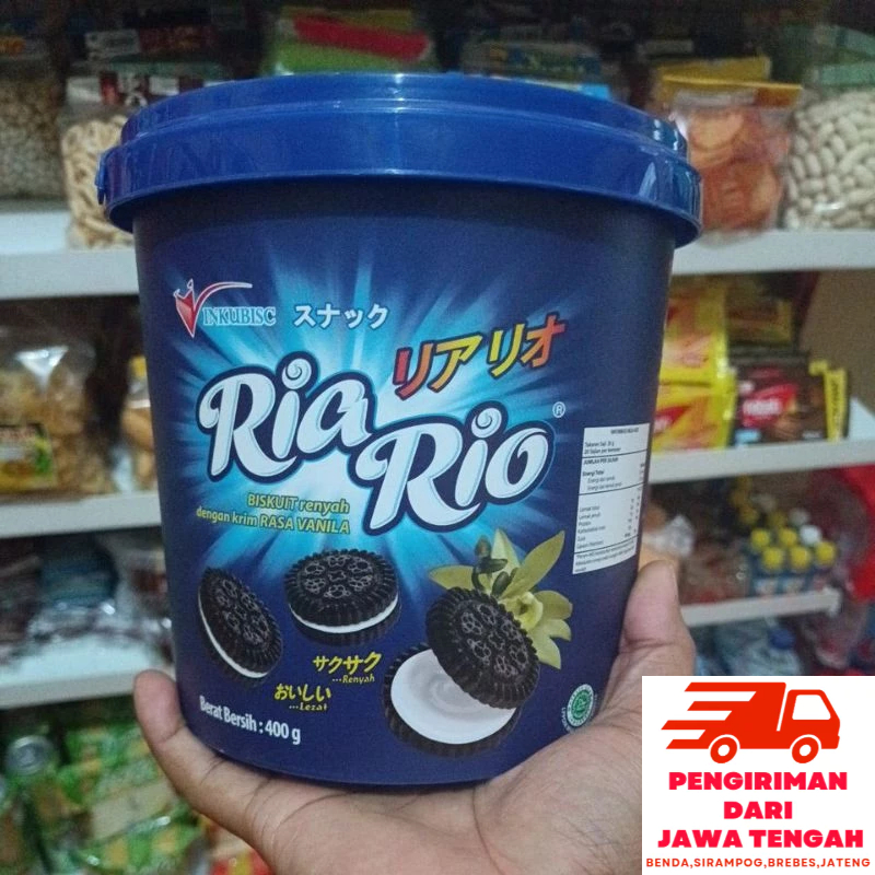 Jual Biskuit kaleng Rio-Rio berat400gram | Shopee Indonesia