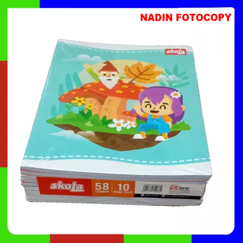Jual Buku Tulis 58 Lembar SKOLA (1 Pack/ 10 Buku) | Shopee Indonesia
