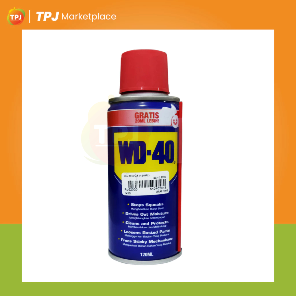 Jual WD 40/WD-40/ PELUMAS ANTI KARAT LUBRICANT 3 OZ (120 ML) | Shopee ...