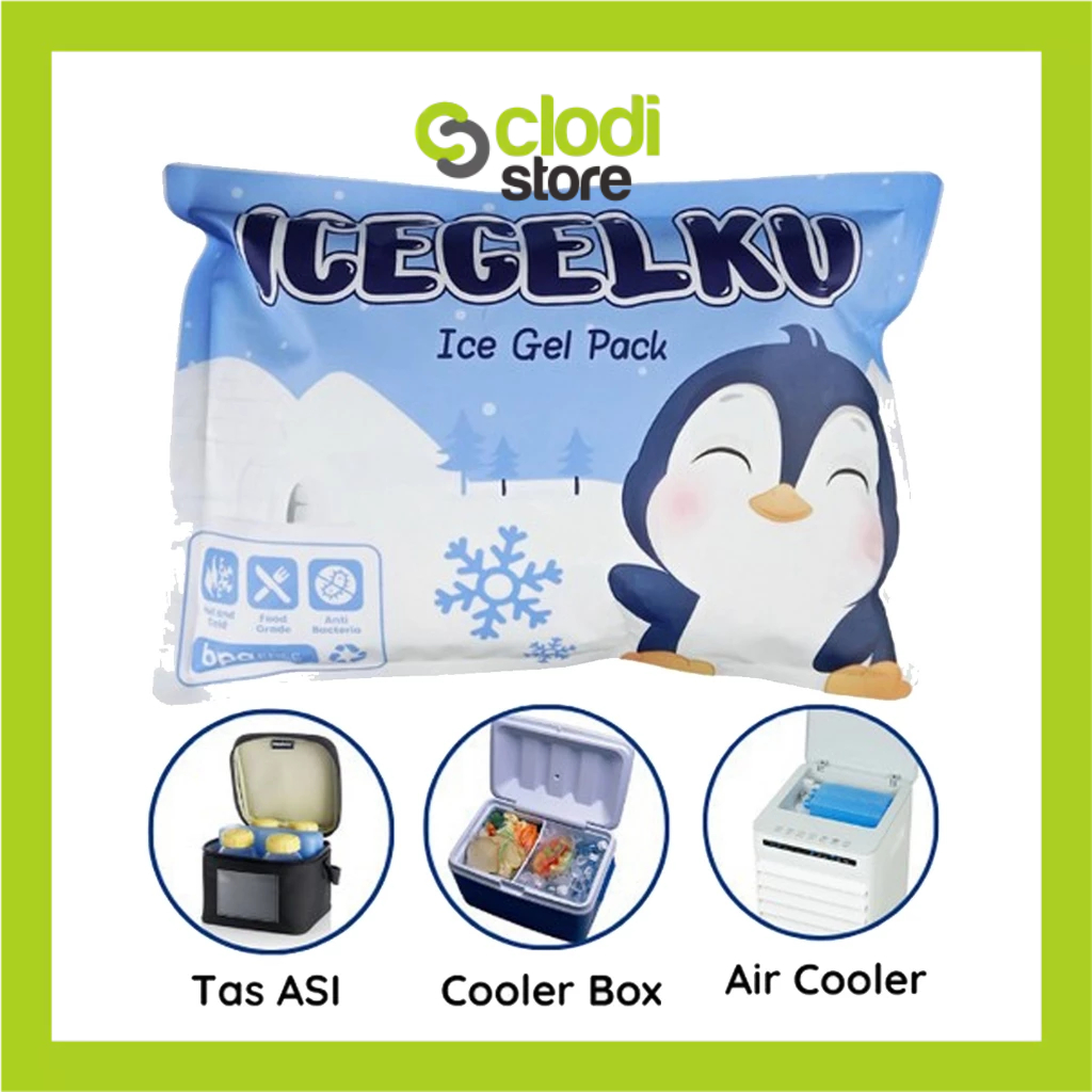 Jual ICE GEL PACK ASI 500 gr Blue Ice Pendingin Asi Gabag Ice Gel untuk ...