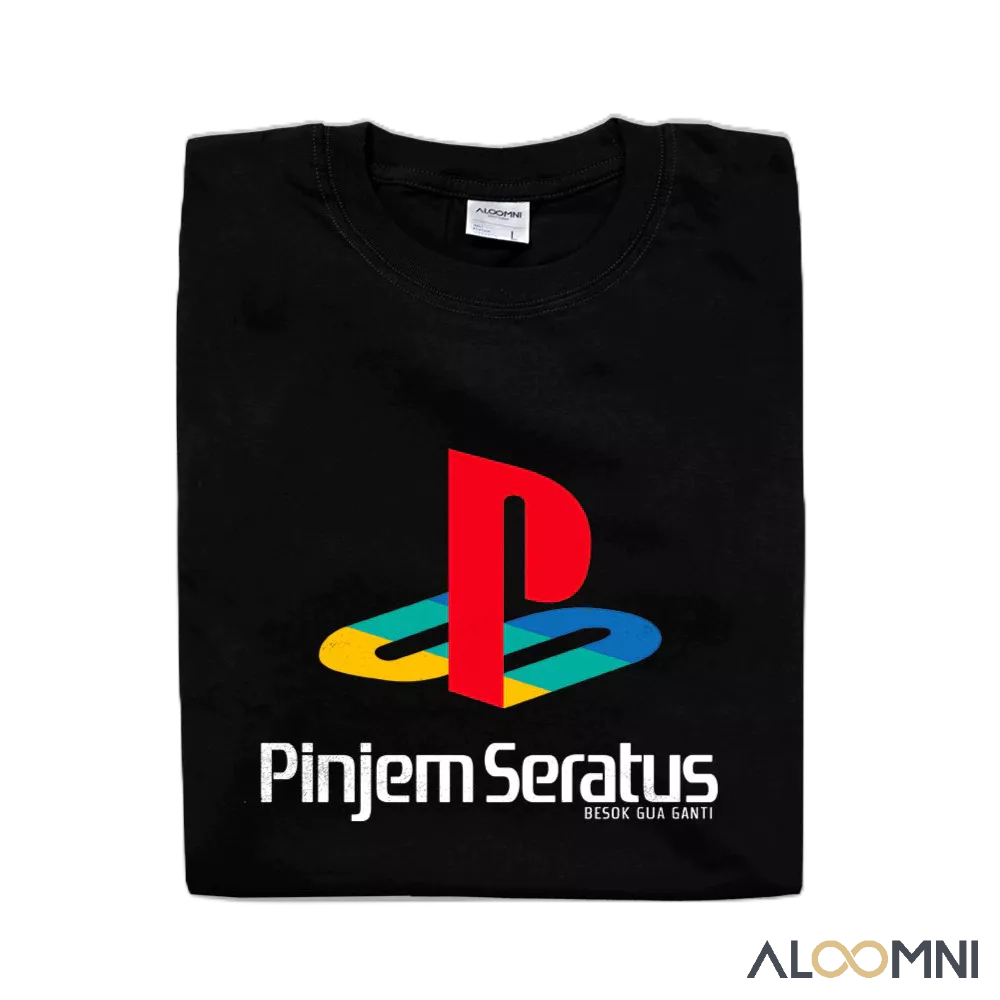 Jual Aloomni Kaos PS - Pinjem Seratus | Shopee Indonesia
