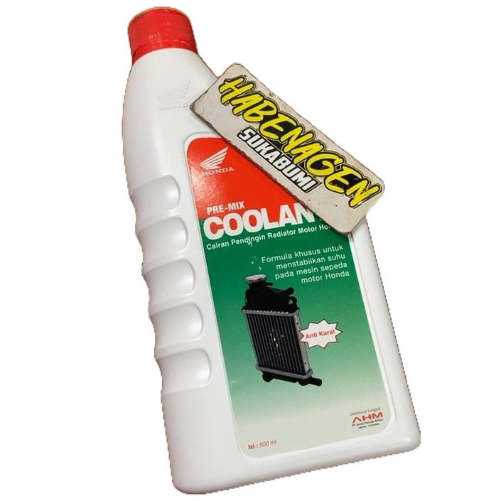 Jual ASLI AHM Honda Radiator Pre-Mix Coolant Motor 500ML AHM Air Cairan ...