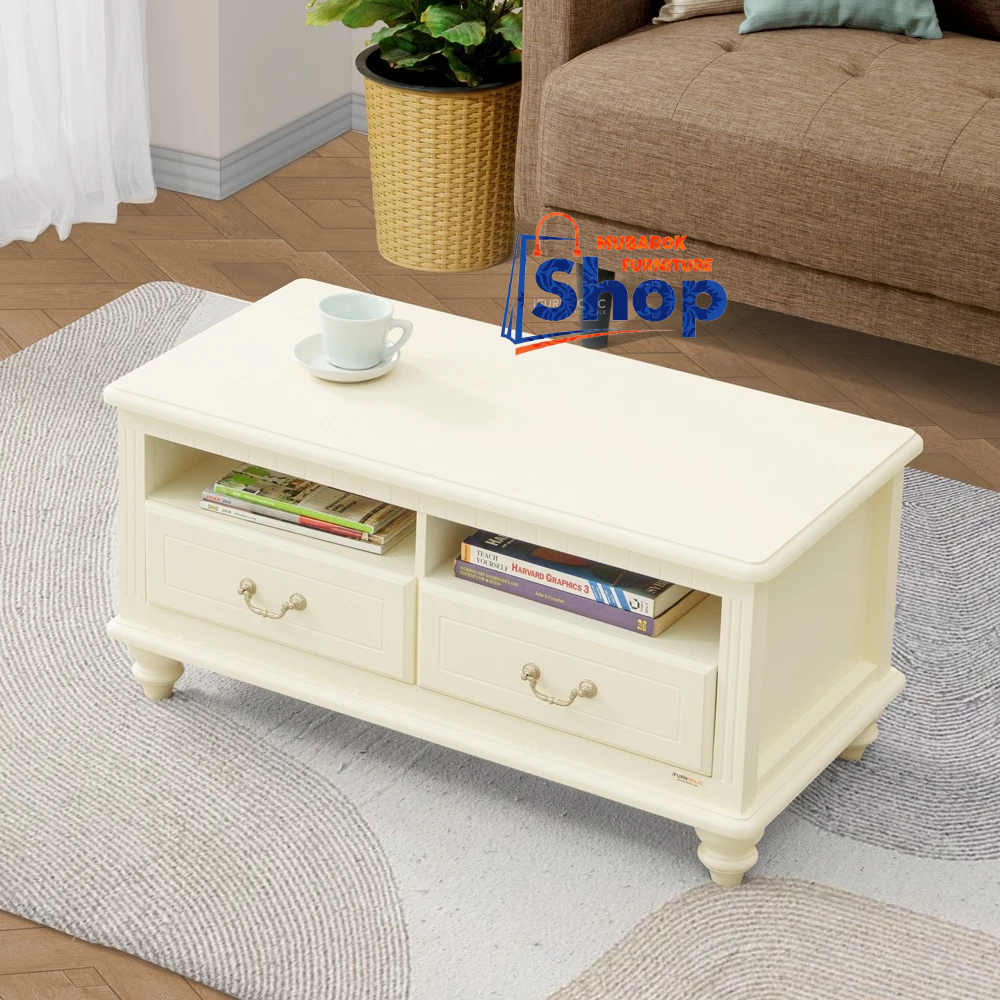 Jual AMANDLA SOFA TABLE I MEJA TAMU KLASIK I MEJA SOFA KAYU - 80X40X38 ...