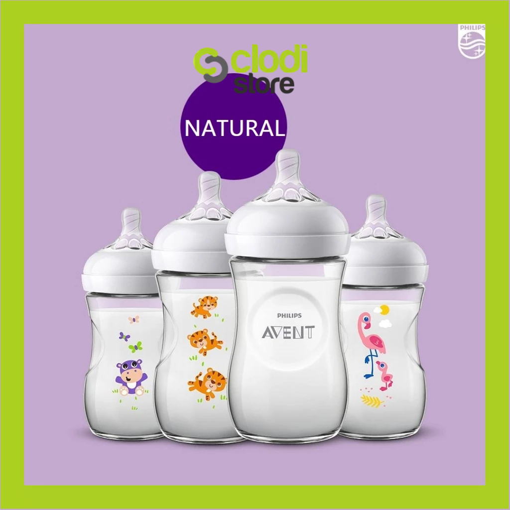 Jual Avent Philips Botol Susu Milk Bottle NATURAL 125ml 260ml 260 ml125 ...