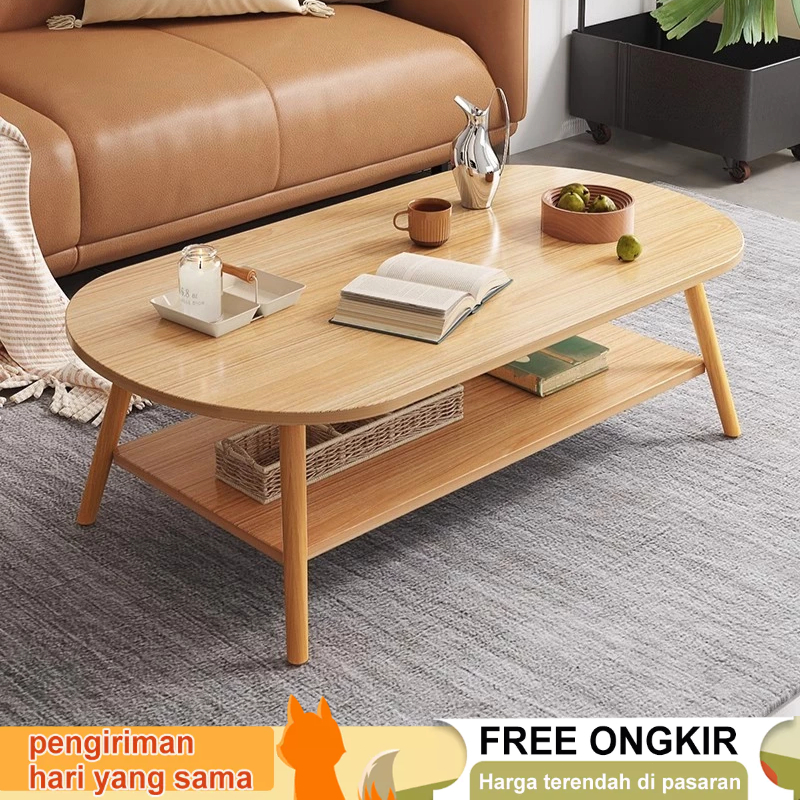 Jual IH Meja Tamu Minimalis Meja Ruang Tamu Coffee Table Meja Bulat ...