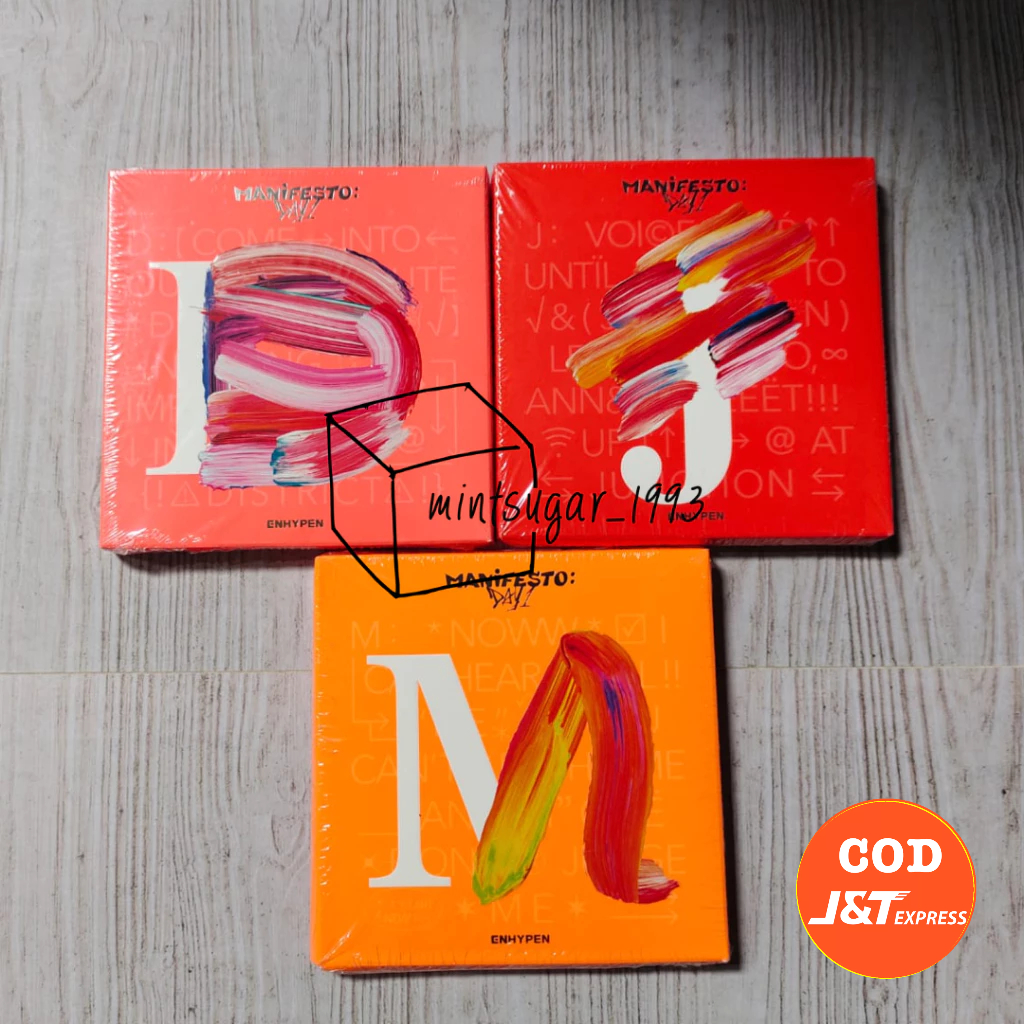 Jual [ READY STOCK SEALED ] ENHYPEN - 3rd Mini Album MANIFESTO : DAY 1 ...
