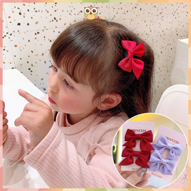 Jual JCHO jepit rambut pita anak korea /jepitan rambut pita lucu anak ...