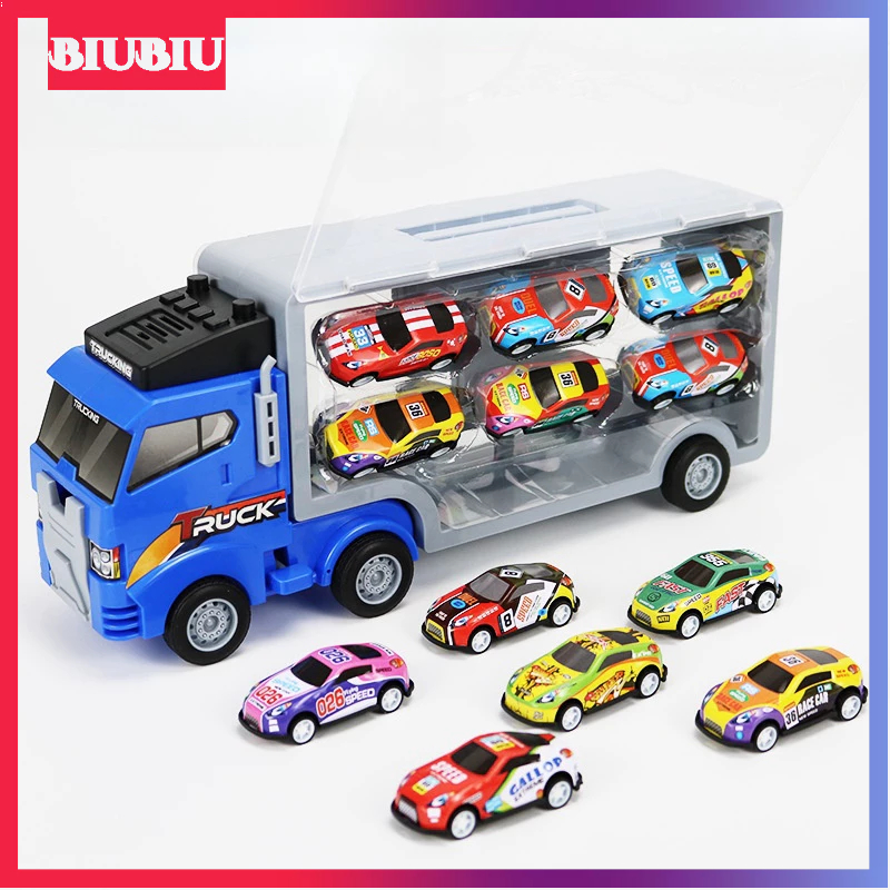 Jual 【READY】Storage Container Truck Vehicle Alloy Pull Back Car Die ...