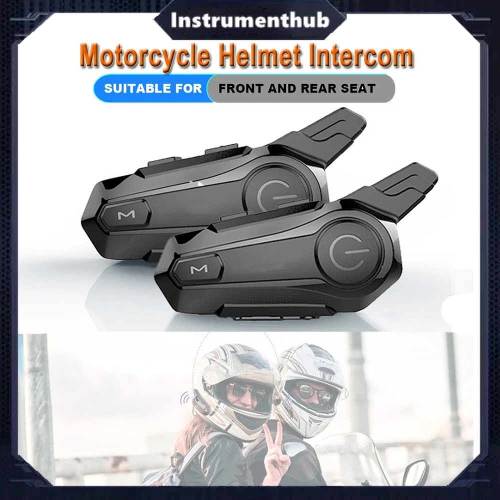 Jual [Local Delivery]Motorcycle BT Intercom with Helmet BT Headset ...