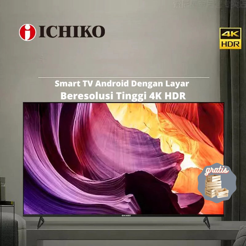 Jual ICHIKOTV LED 50” smart TV4K UHD Smart TV 50Inch LED TV Android - TV Android 11 - HD - Wifi ...
