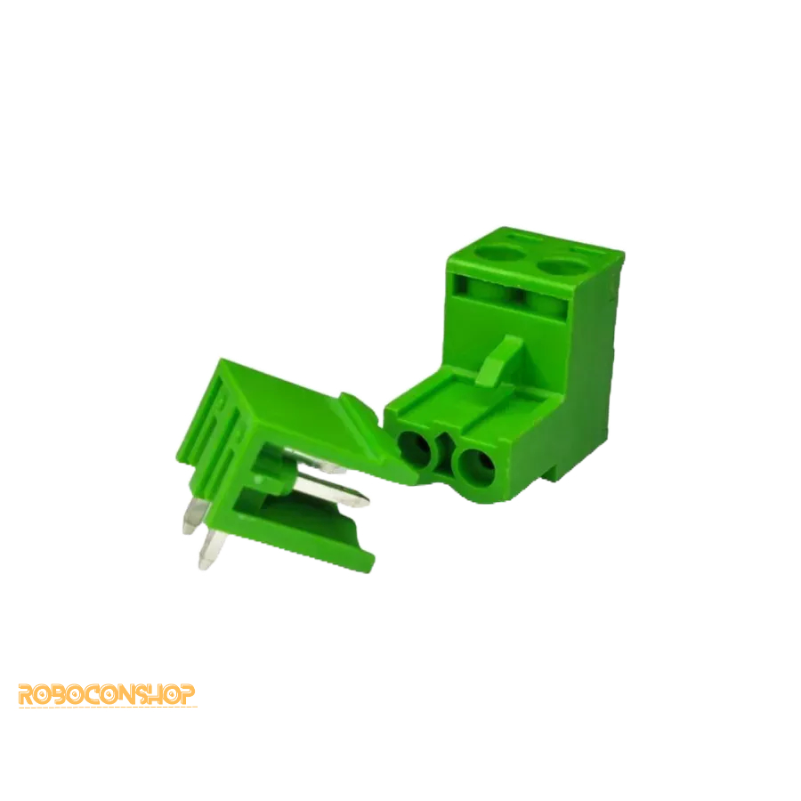 Jual Terminal Block Konektor Plugable 5.08mm 2 pin Screw Hijau | Shopee ...