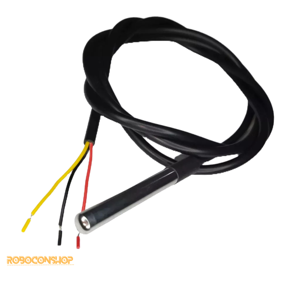 Jual Stainless steel Waterproof DS18b20 temperature probe sensor 18B20 ...